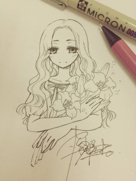 【绘画素材】手绘铅笔漫画图片－堆糖，美好生活研究所