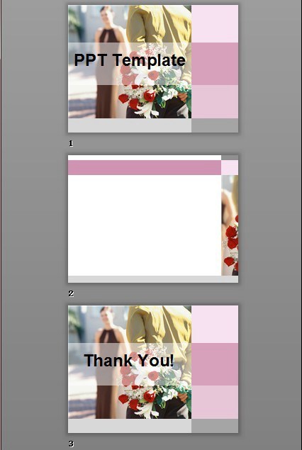 手拿玫瑰花的男人和女人背景PPT模板www.2pp… - 高清图片，堆糖，美图壁纸兴趣社区
