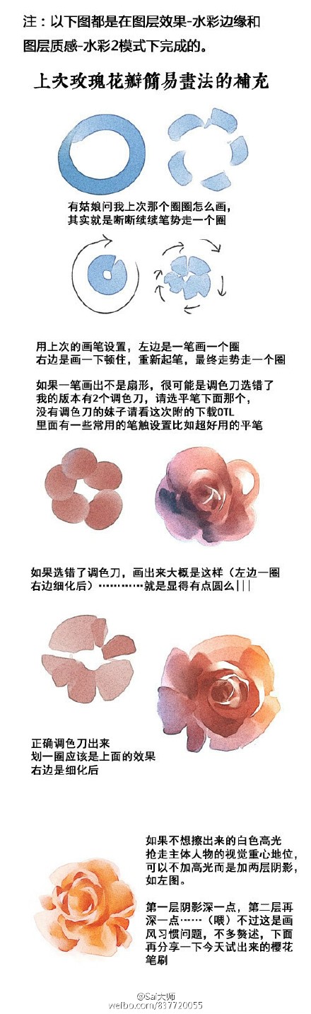 绘画学习 水彩控福音!整理一组自带水彩 堆糖,美图壁纸兴趣社区