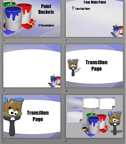 颜料桶背景卡通图案PPTwww.2ppt.cn - 高清图片，堆糖，美图壁纸兴趣社区