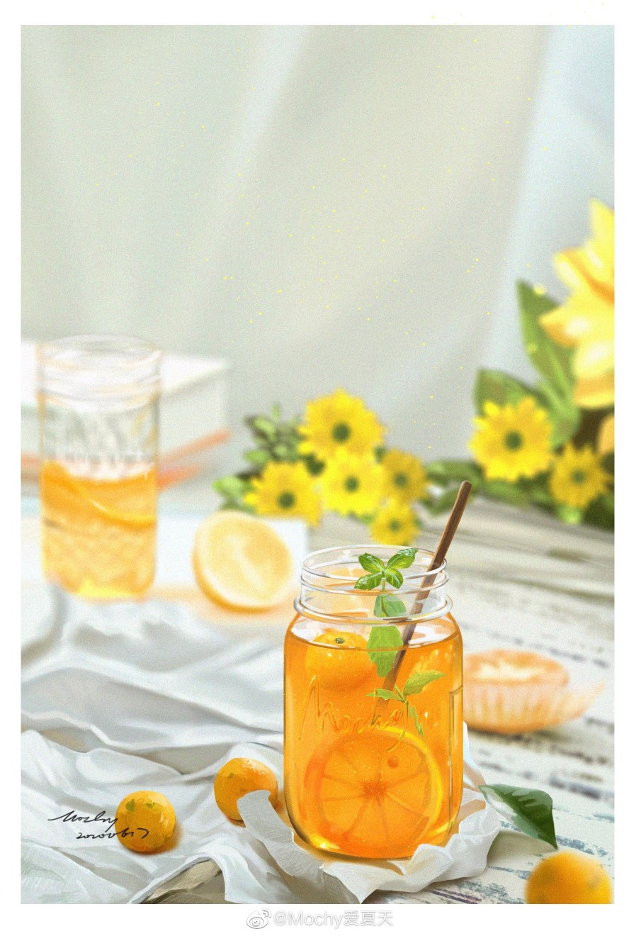 weibo:Mochy爱夏天 - 高清图片，堆糖，美图壁纸兴趣社区