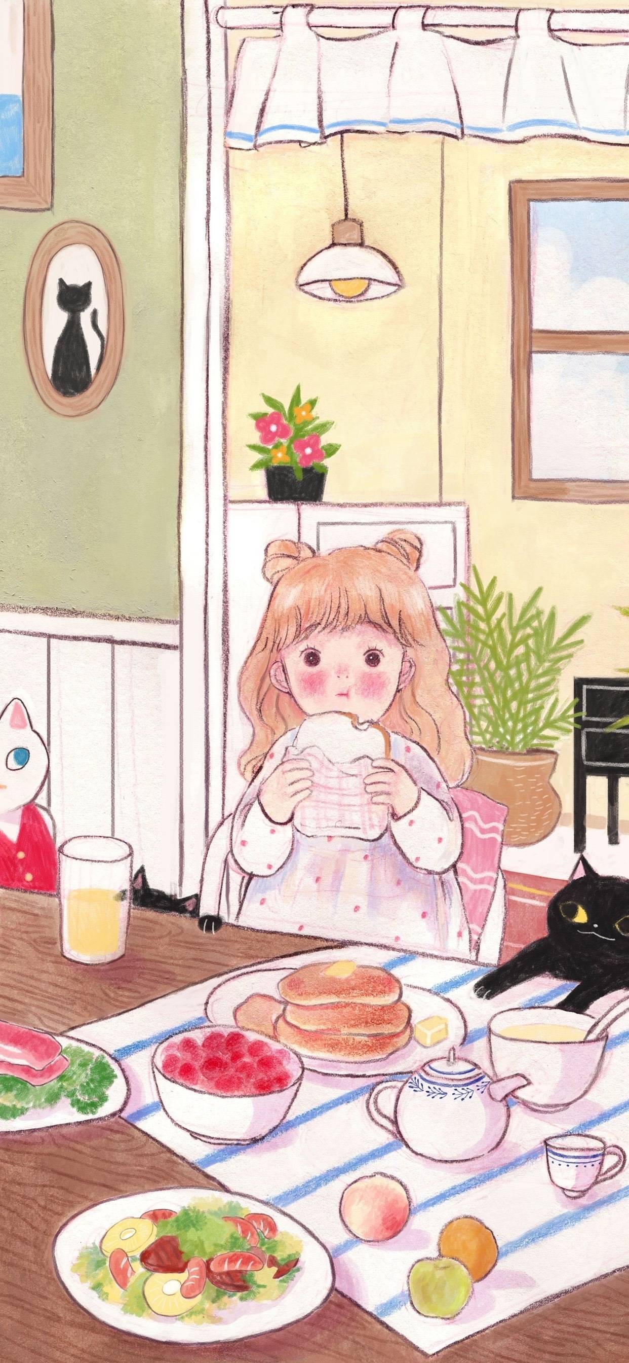 治愈系壁纸 童年 插画师:yoovora - 高清图片，堆糖，美图壁纸兴趣社区