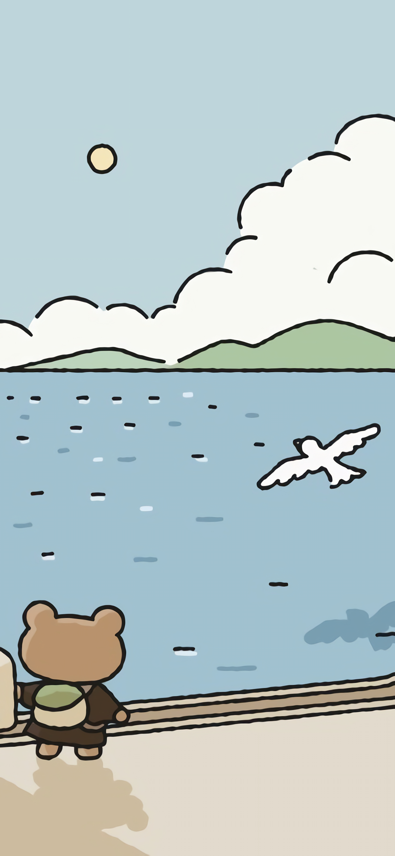 可爱的壁纸 画师ins.aube.blue - 高清图片，堆糖，美图壁纸兴趣社区