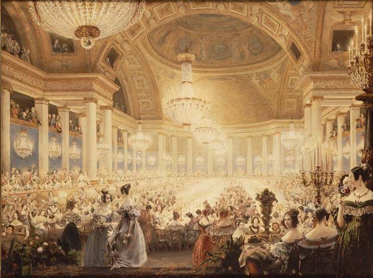 Banquet des Dames dans la salle du spect… - 堆糖，美图壁纸兴趣社区