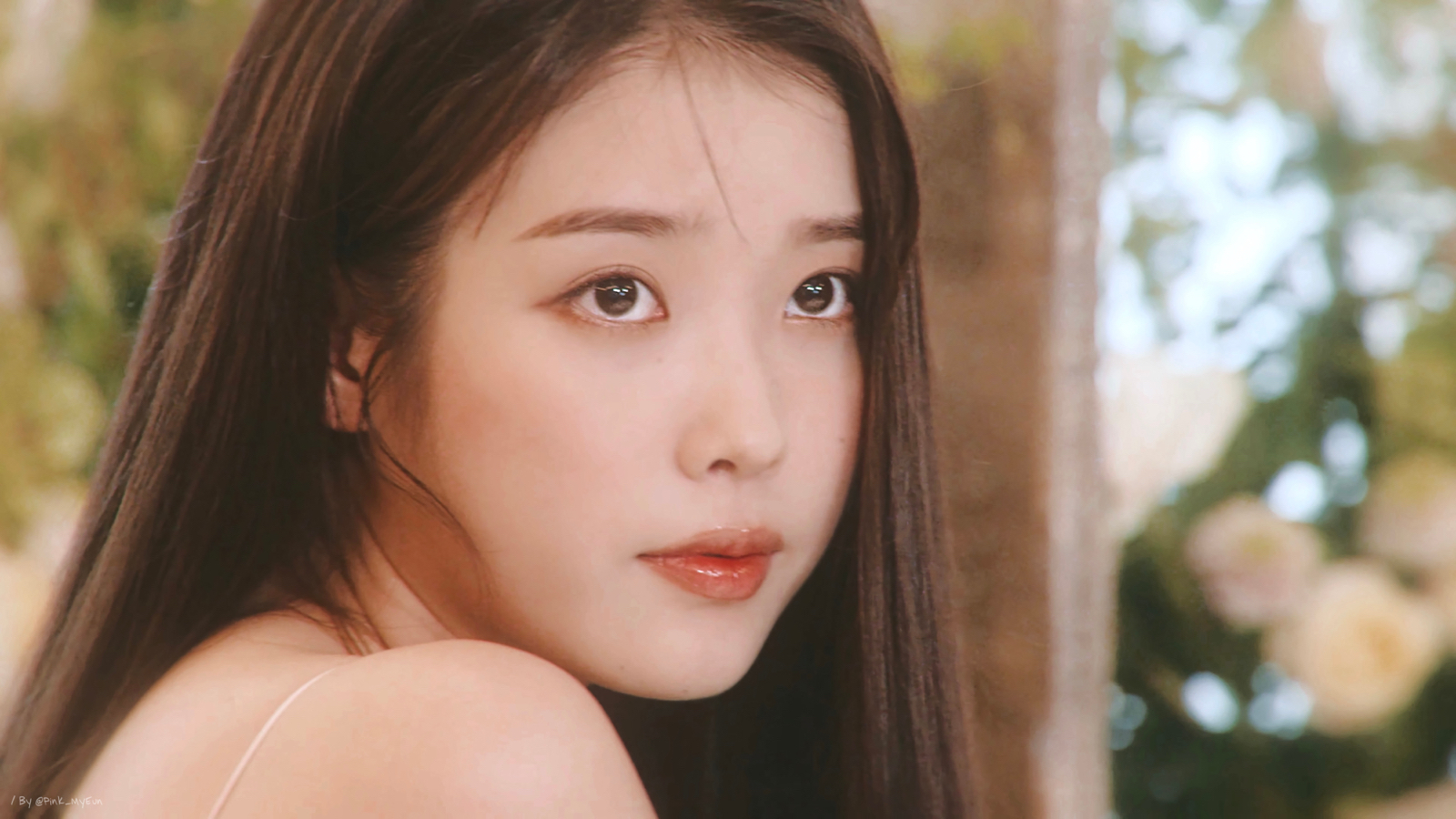 IU 李知恩♥︎ cr：Pink_MyEun - 堆糖，美图壁纸兴趣社区