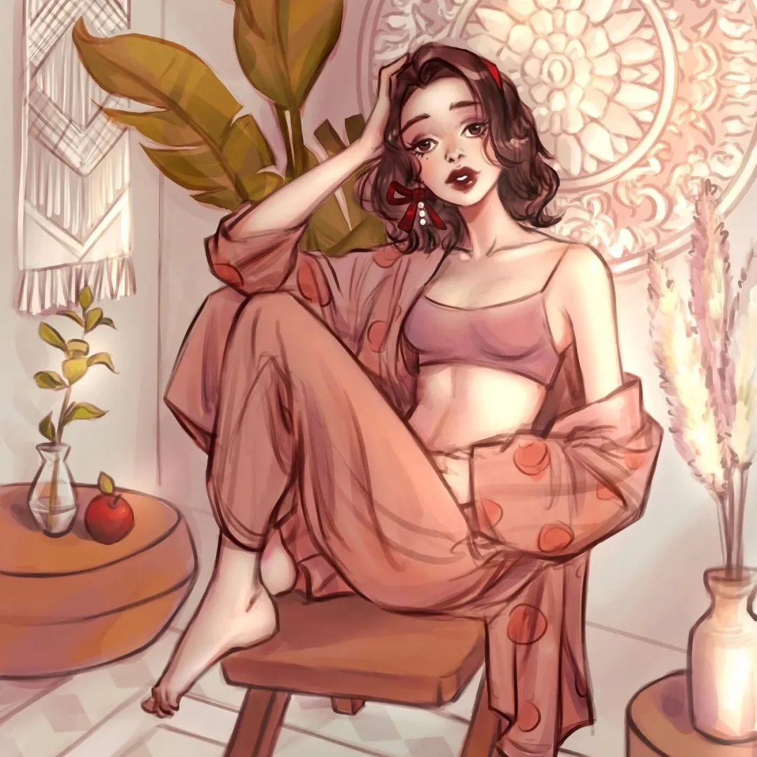 插画 ins：felice.xu - 堆糖，美图壁纸兴趣社区