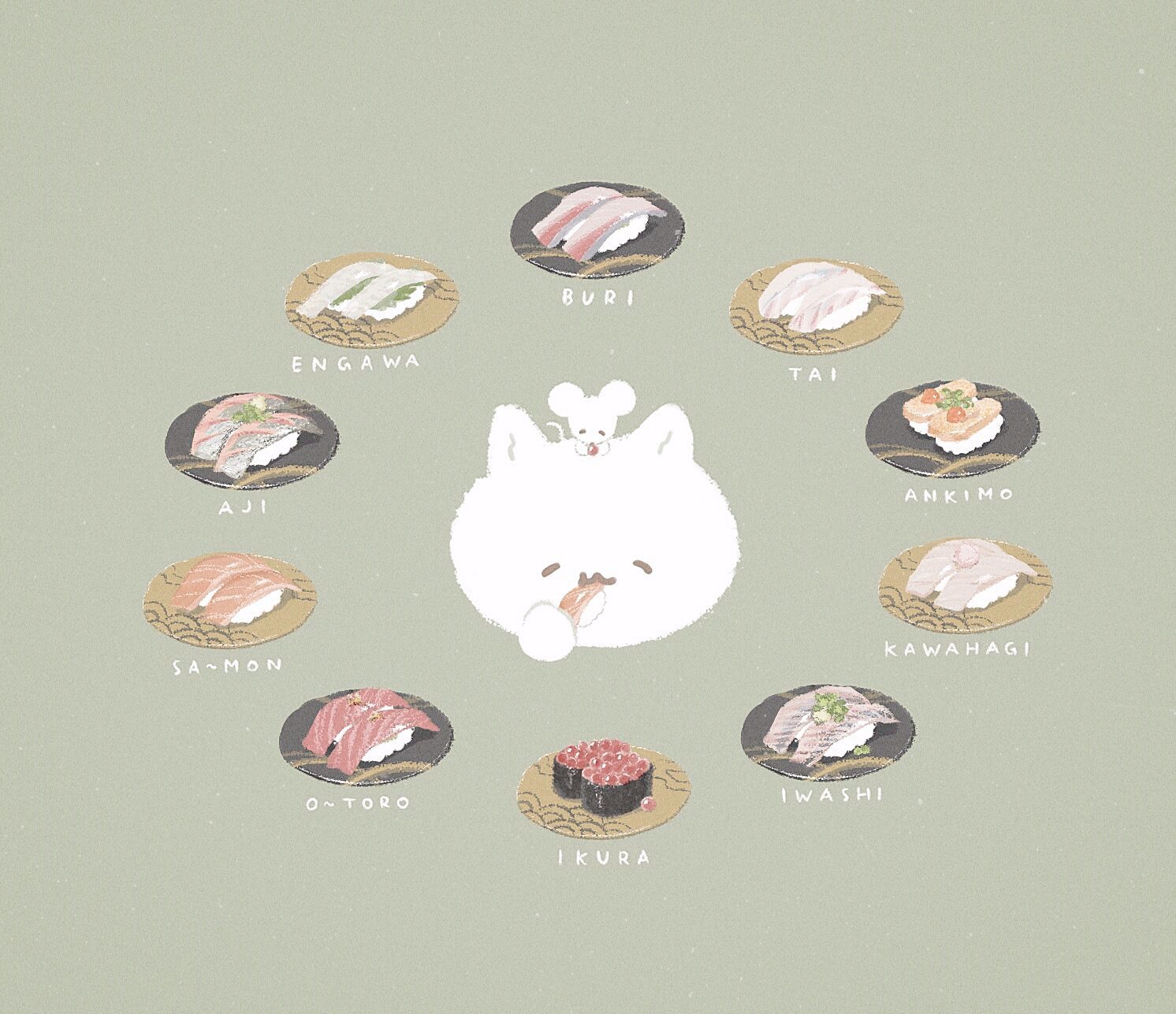 治愈系食物插画壁纸 Twi：neko_fton - 高清图片，堆糖，美图壁纸兴趣社区