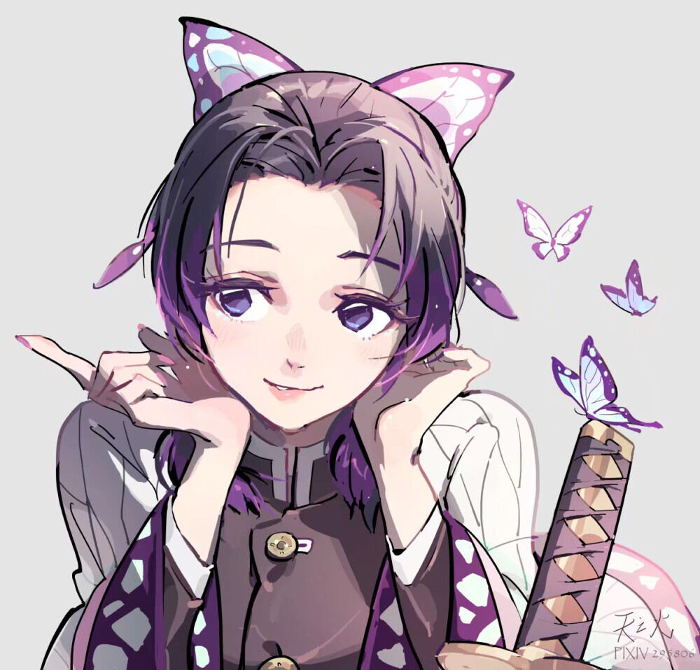 蝴蝶忍 - 堆糖，美图壁纸兴趣社区