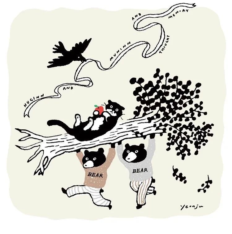 韩国插画师Choi Yeon Ju的生活，24小时都被… - 高清图片，堆糖，美图壁纸兴趣社区