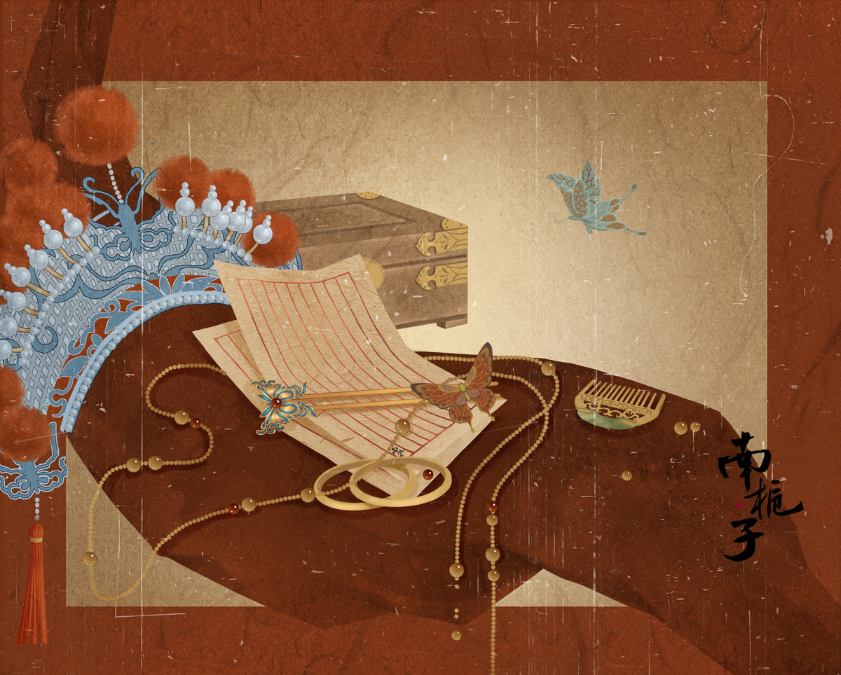 风铃声，暮色沉，血月升，葬花嗔。 祭魂昼… - 高清图片，堆糖，美图壁纸兴趣社区