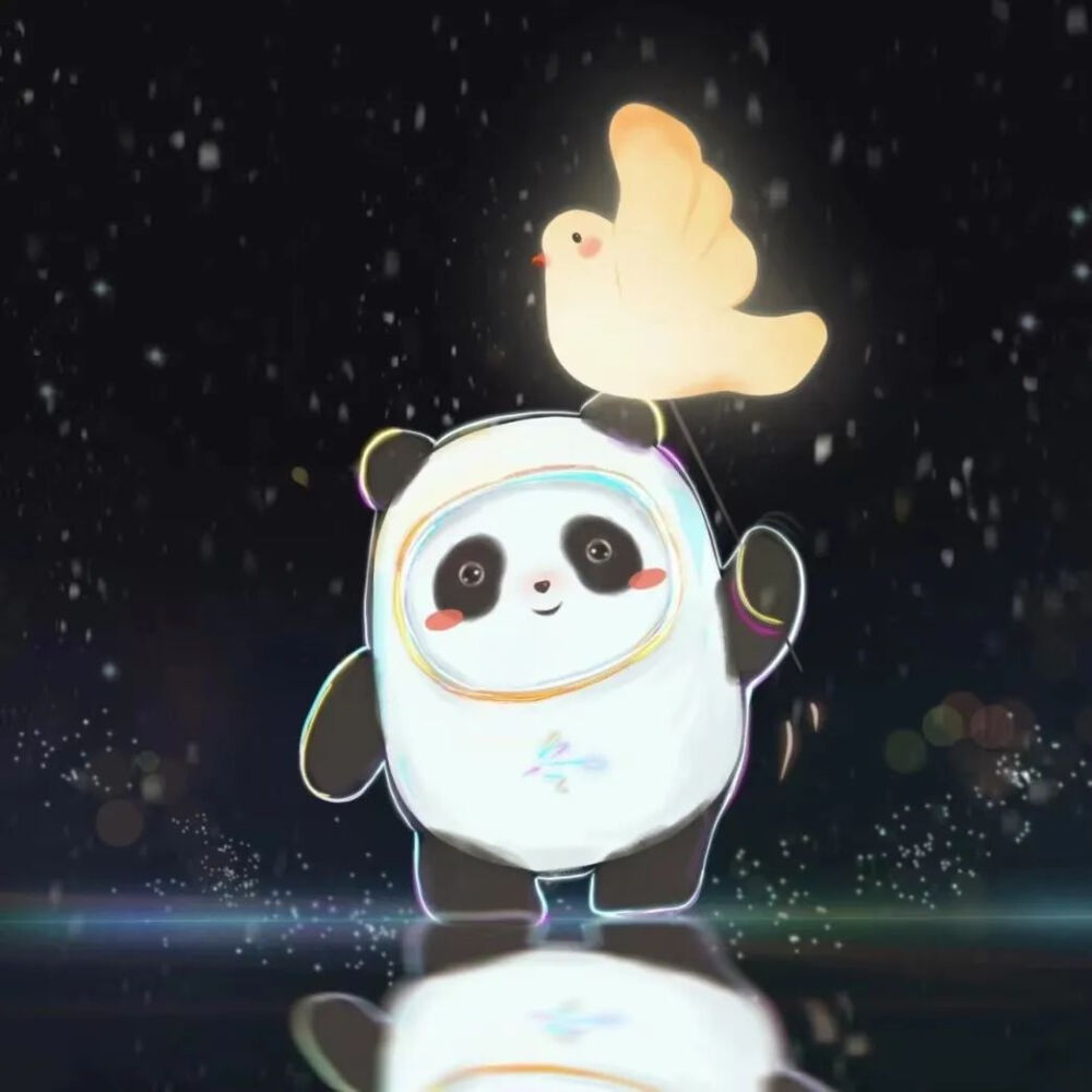 冰墩墩/雪容融情头 画师：SCIME（xhs） - 堆糖，美图壁纸兴趣社区