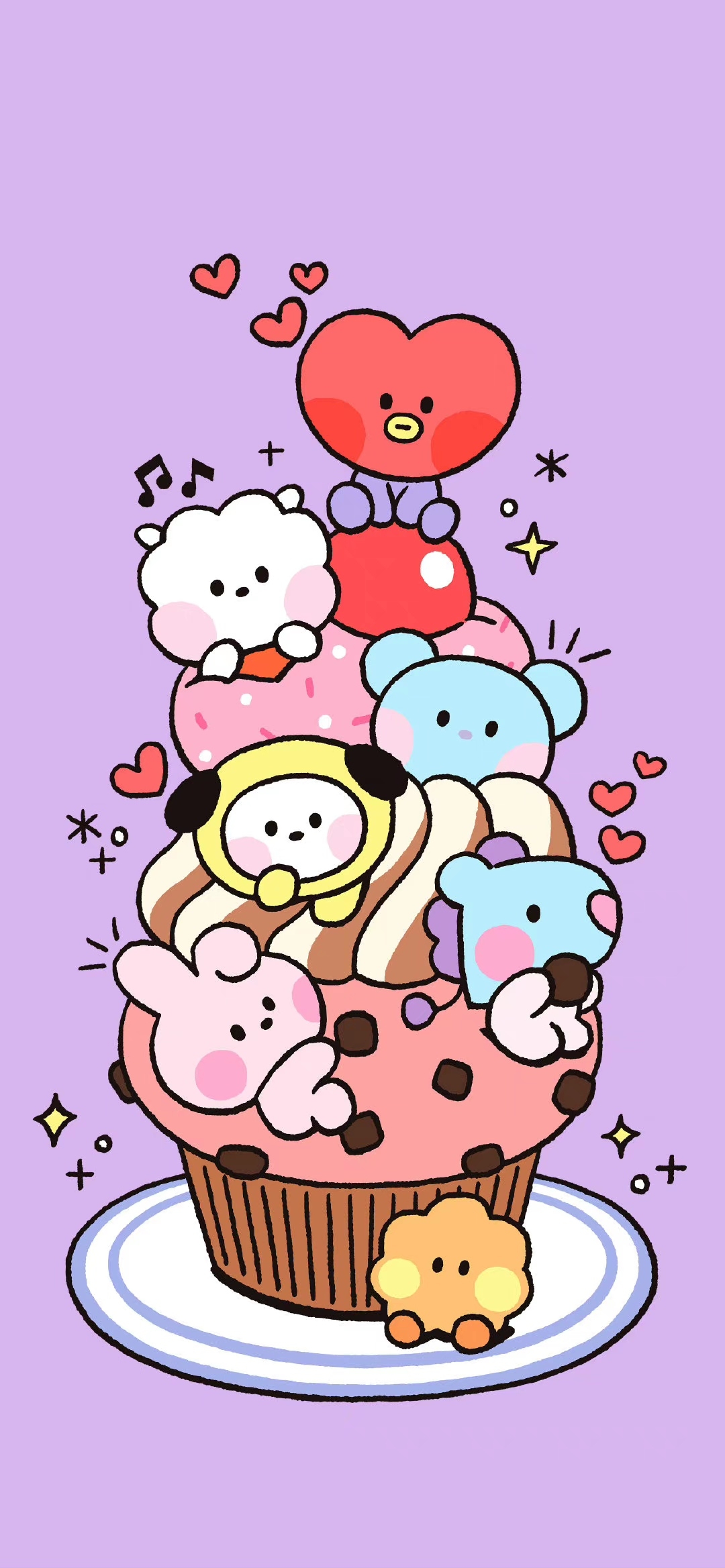 .line friends-bt21 - 高清图片，堆糖，美图壁纸兴趣社区