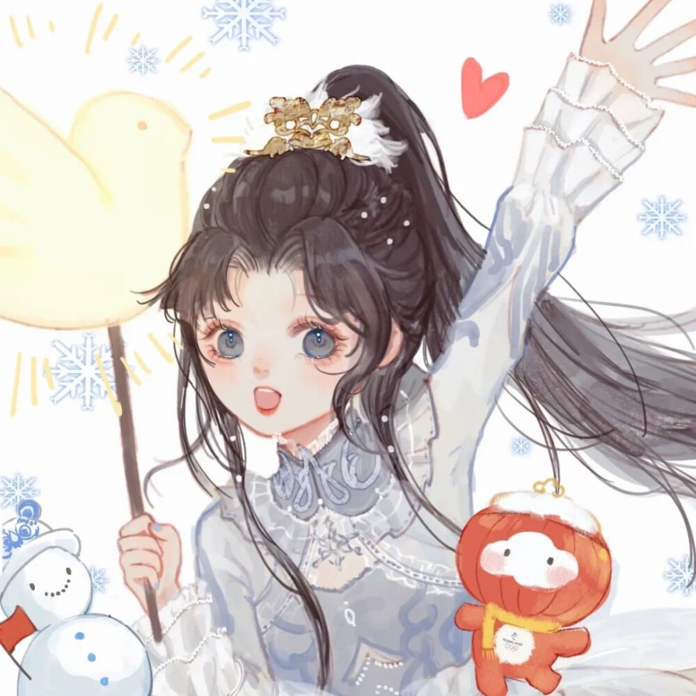 动漫女头闺蜜头像可爱古风 画师：大唐文娱 堆糖，美图壁纸兴趣社区
