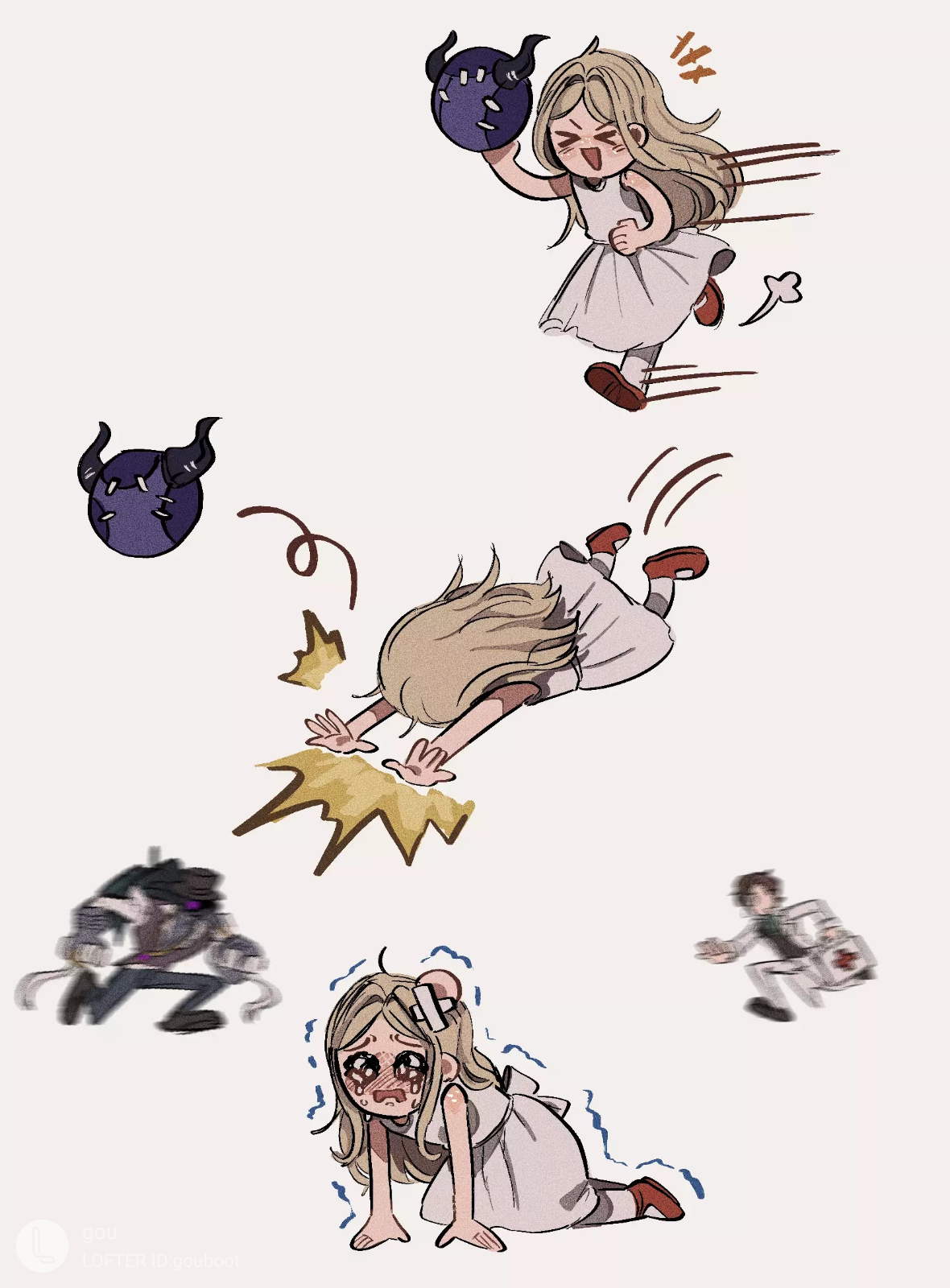 第五人格小女孩 图源LOFTER画师@gou - 高清图片，堆糖，美图壁纸兴趣社区