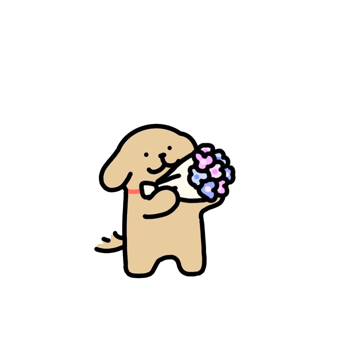 「线条小狗」 原作者ins：moonlab_studio … - 高清图片，堆糖，美图壁纸兴趣社区