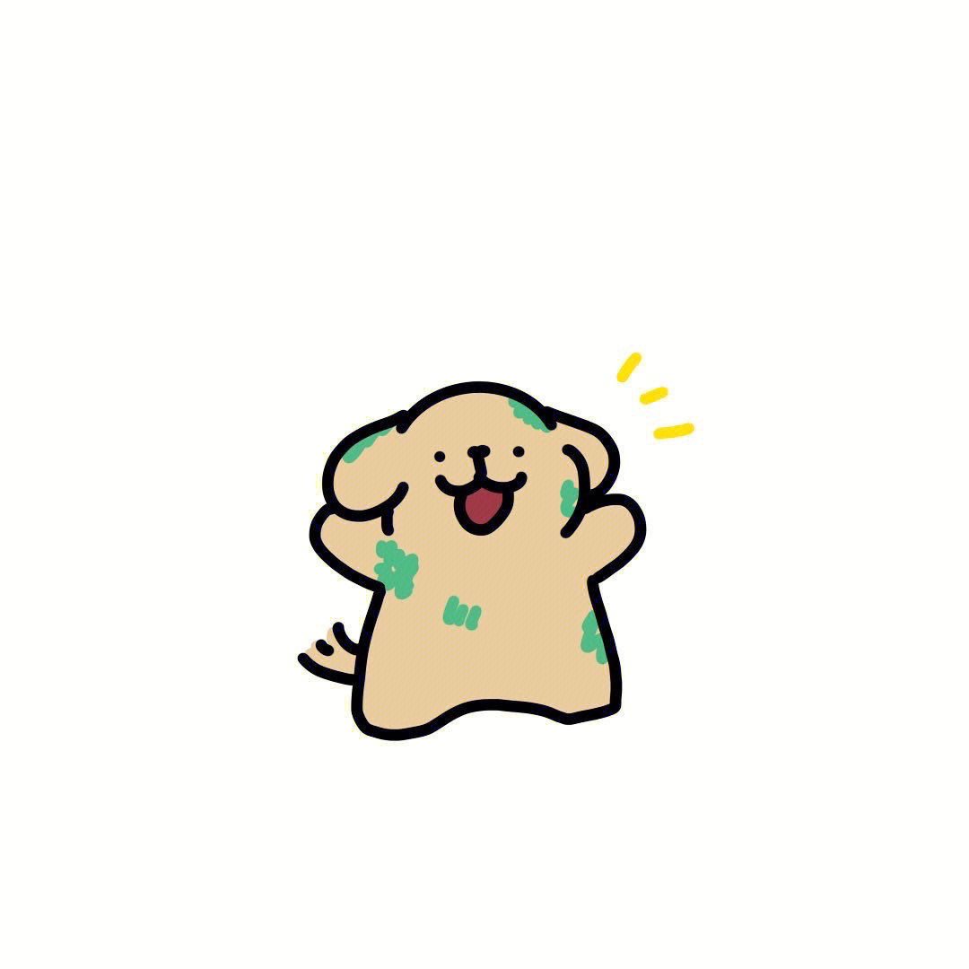 「线条小狗」 原作者ins：moonlab_studio … - 高清图片，堆糖，美图壁纸兴趣社区