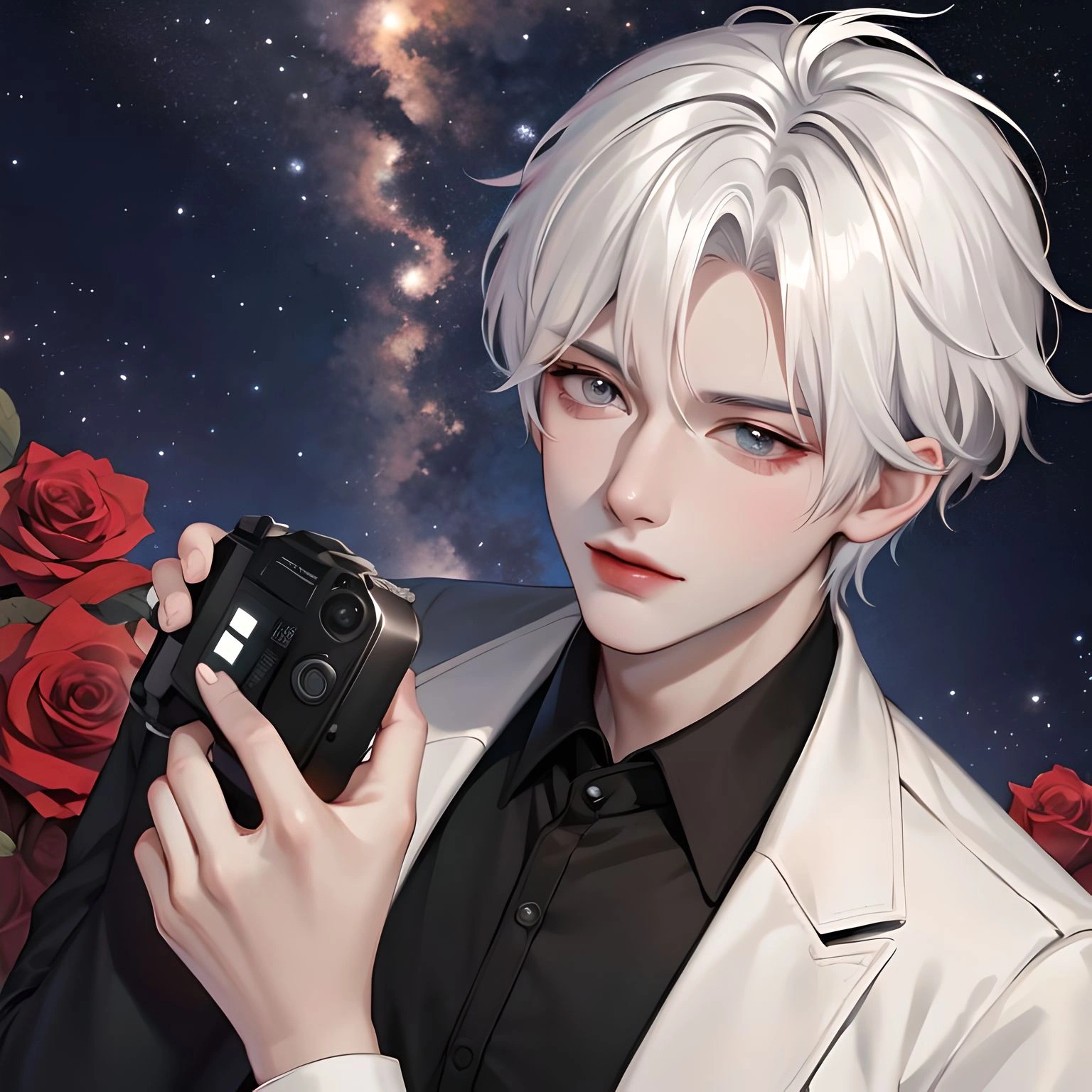 AI男生头像 cr. xhs@可可 - 高清图片，堆糖，美图壁纸兴趣社区