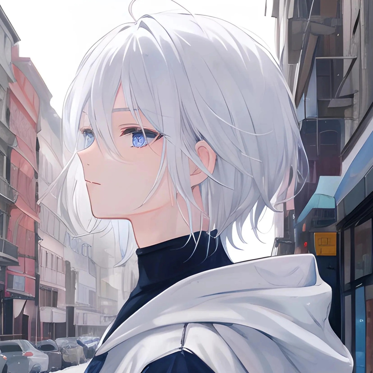 AI动漫男头 cr. xhs神仙的AI绘画 - 高清图片，堆糖，美图壁纸兴趣社区