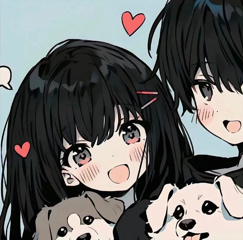 可爱情侣头像 - 高清图片，堆糖，美图壁纸兴趣社区