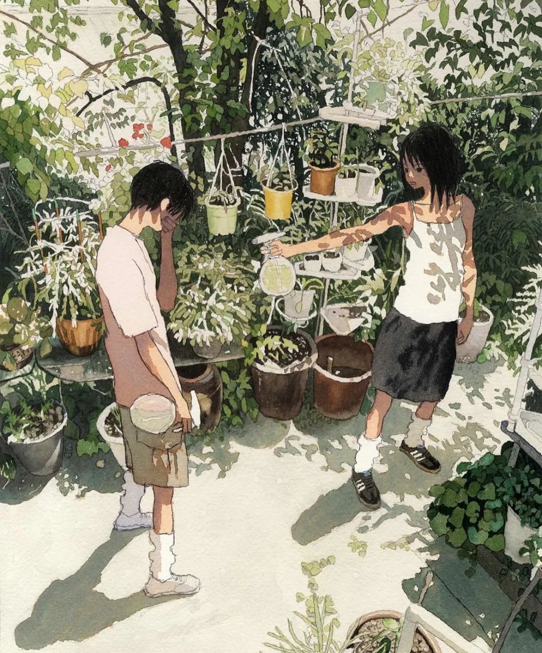 来自韩国的水彩插画家Seongryul (ins: Sseo… - 高清图片，堆糖，美图壁纸兴趣社区