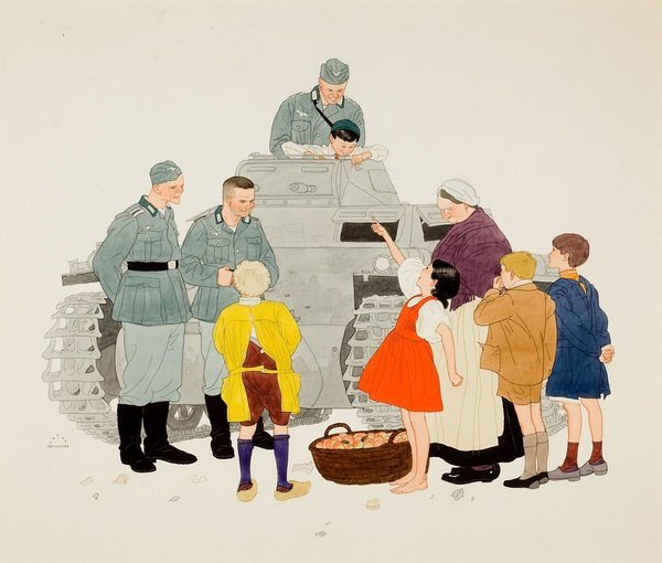 美国插画家 Harry Beckhoff（1901-1979） … - 高清图片，堆糖，美图壁纸兴趣社区