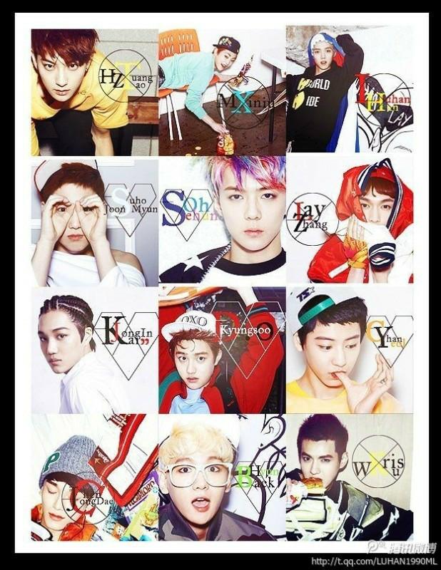 EXO - 高清图片，堆糖，美图壁纸兴趣社区