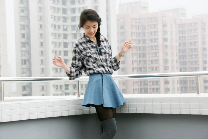 【Zoe Suen】感觉裙子像自己做的，蝴蝶结是… - 高清图片，堆糖，美图壁纸兴趣社区