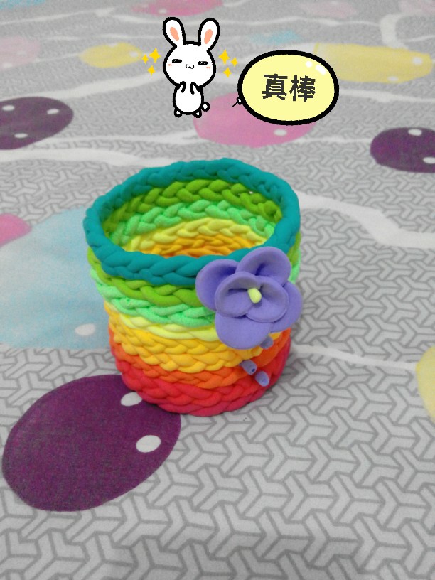 自制粘土彩虹收纳篮 实用又好看 棒棒哒 - 高清图片，堆糖，美图壁纸兴趣社区