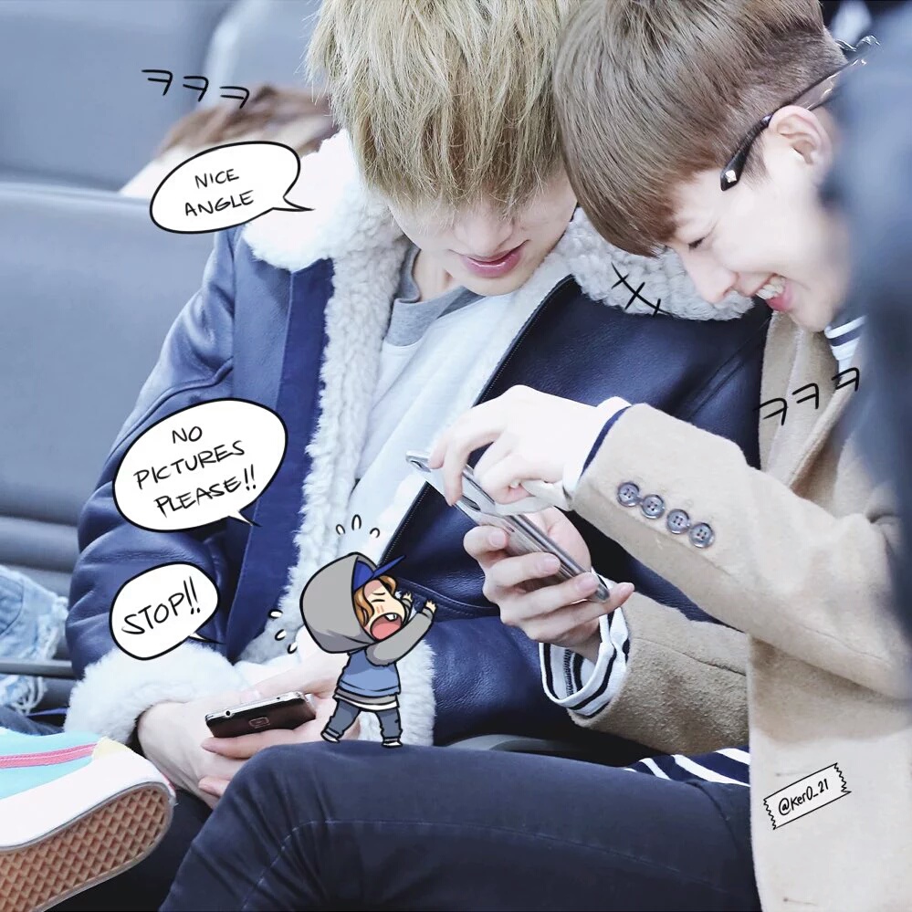 iKON. B.I 김한빈. 송윤형 cr.ker0_21 饭绘… - 高清图片，堆糖，美图壁纸兴趣社区