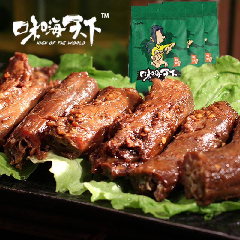 味嗨天下 鸭脖 185g*3 休闲零食 麻辣 鸭脖… - 高清图片，堆糖，美图壁纸兴趣社区