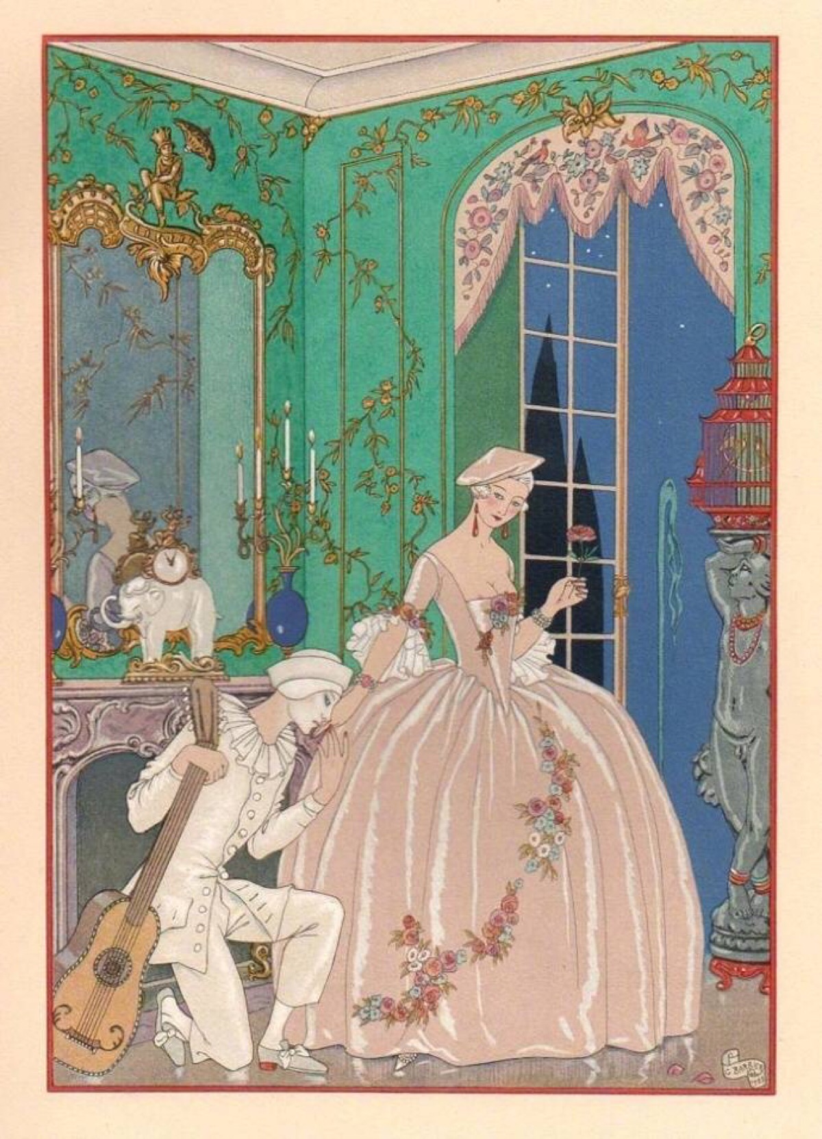 by George Barbier，1928 - 高清图片，堆糖，美图壁纸兴趣社区