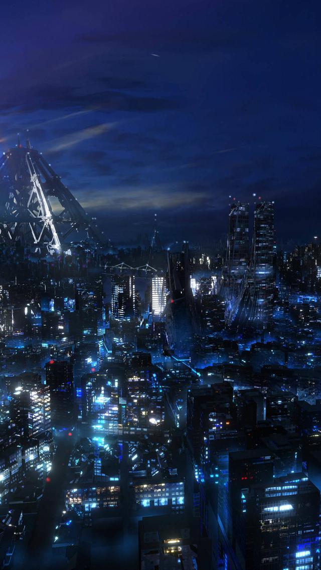 城市夜景 二次元 高清 - 高清图片，堆糖，美图壁纸兴趣社区