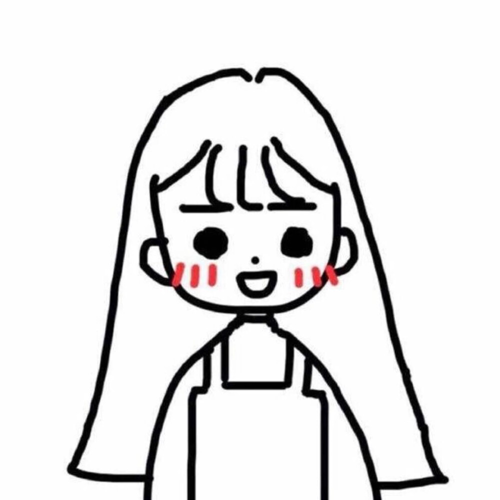 可爱 女孩 简笔画 头像 堆糖,美图壁纸兴趣社区