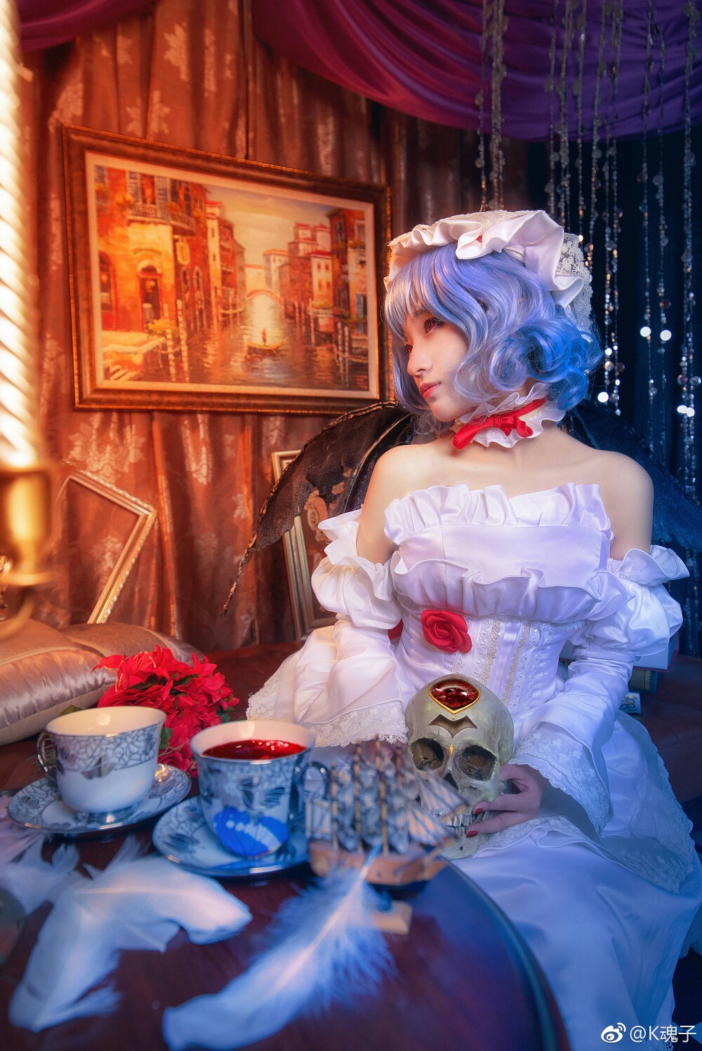 蕾米莉亚·斯卡雷特cos coser：K魂子 - 高清图片，堆糖，美图壁纸兴趣社区