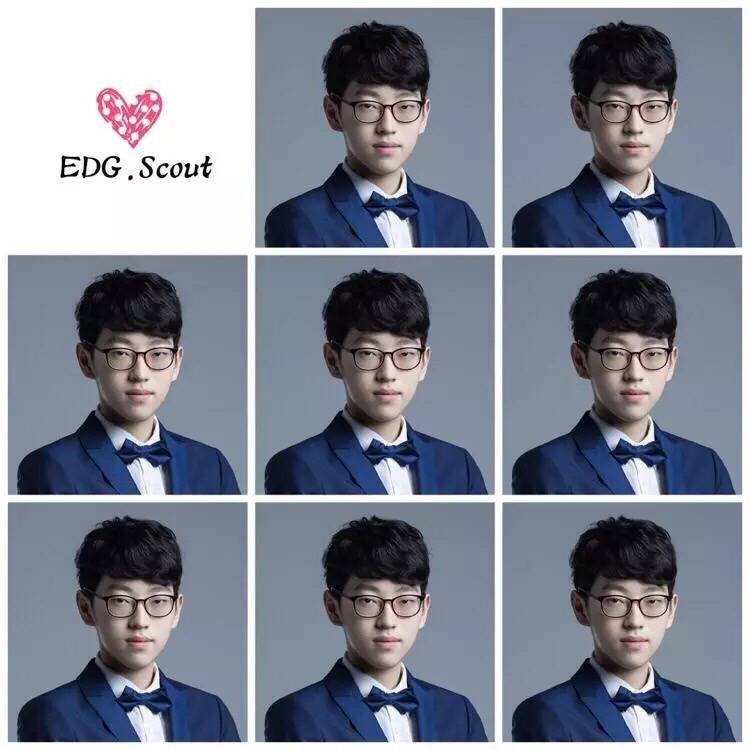 Scout 多多 EDG证件照 - 高清图片，堆糖，美图壁纸兴趣社区