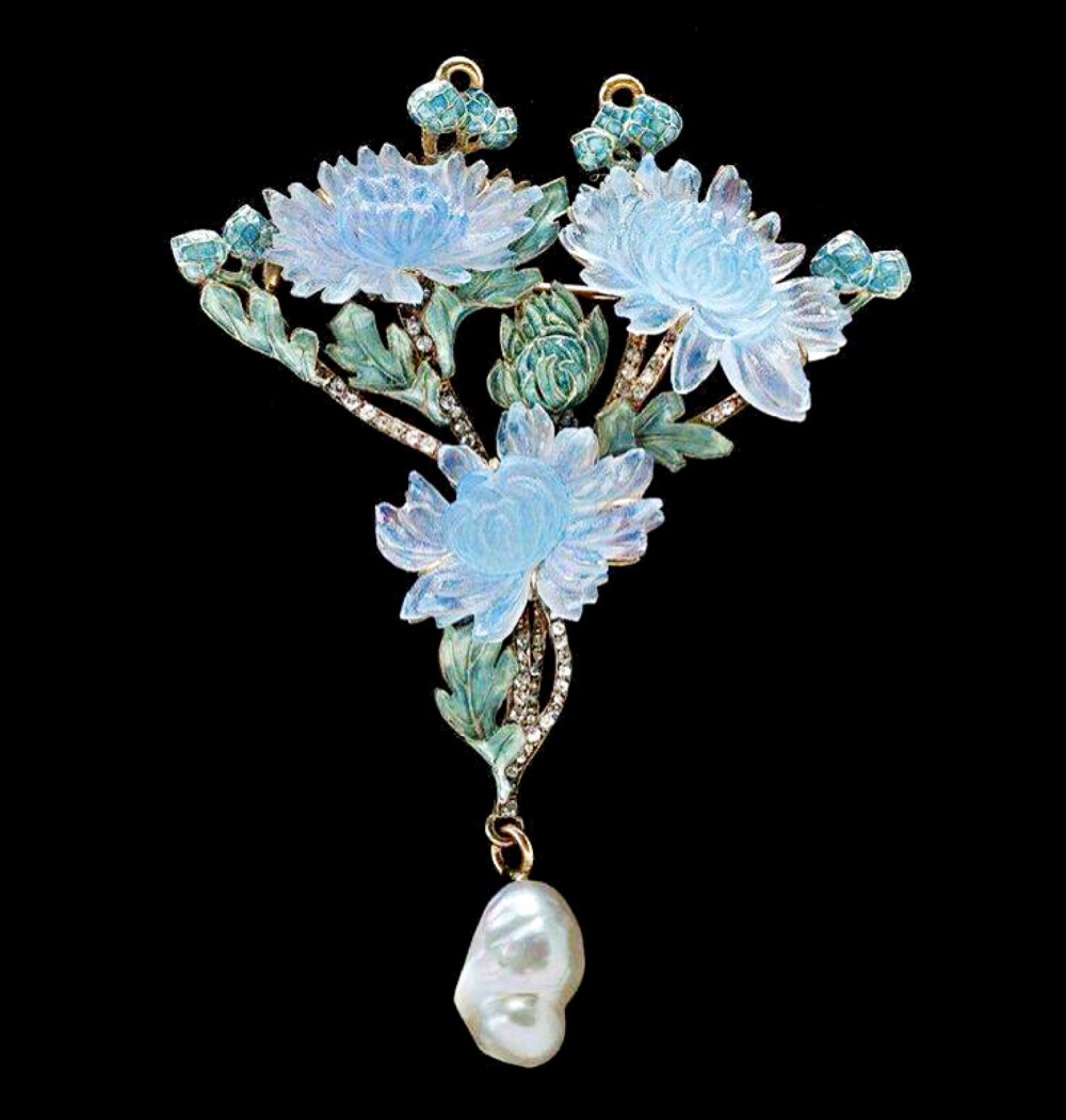 珠宝大师 René Lalique 1860 1945）设计的… 堆糖，美图壁纸兴趣社区