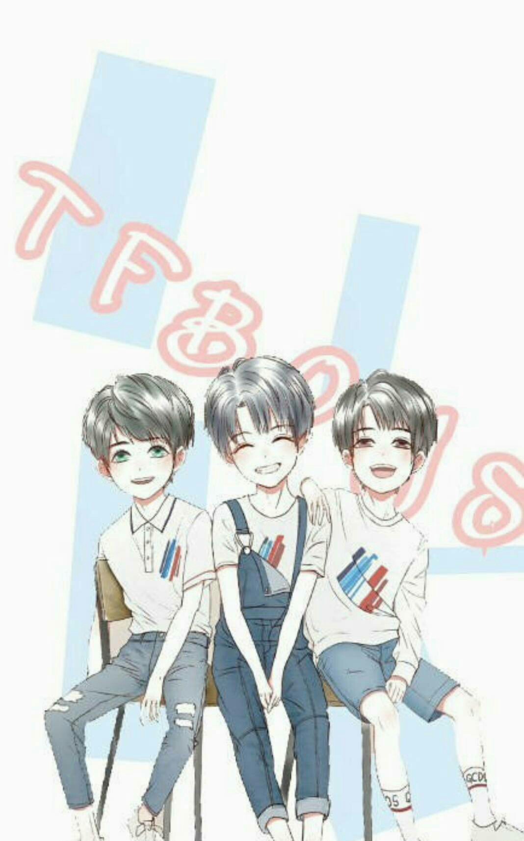 tfboys Q版手绘 - 高清图片，堆糖，美图壁纸兴趣社区