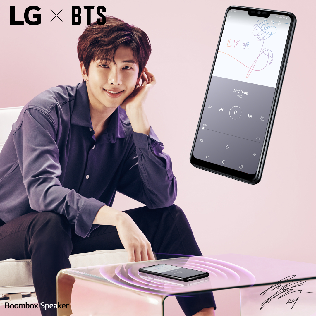 RM 金南俊 BTS 防弹少年团 BTS×LG - 堆糖，美图壁纸兴趣社区