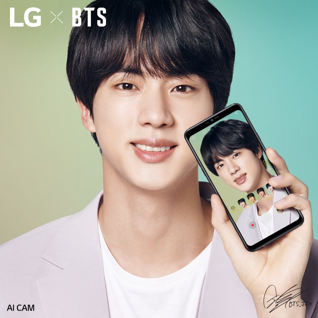 Jin 金硕珍 BTS 防弹少年团 BTS×LG - 堆糖，美图壁纸兴趣社区