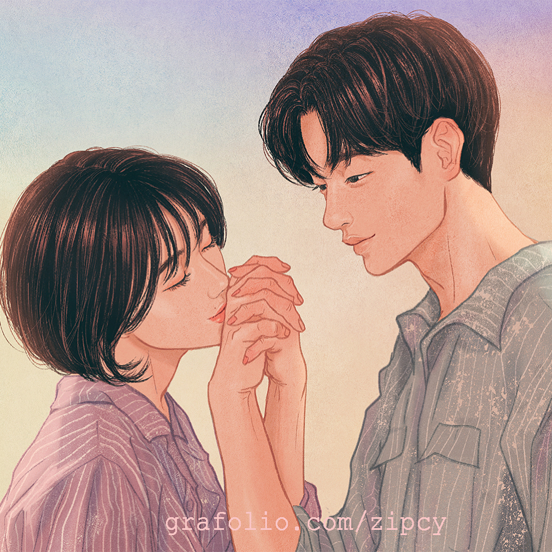 韩国插画家: zipcy 梁世恩 - 堆糖，美图壁纸兴趣社区