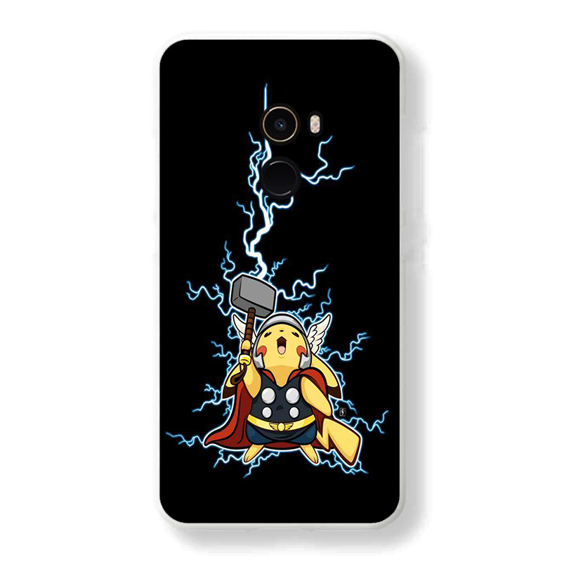 日韩黑色雷神皮卡丘 MIUI 小米8 6 MIX 2 2S… - 高清图片，堆糖，美图壁纸兴趣社区