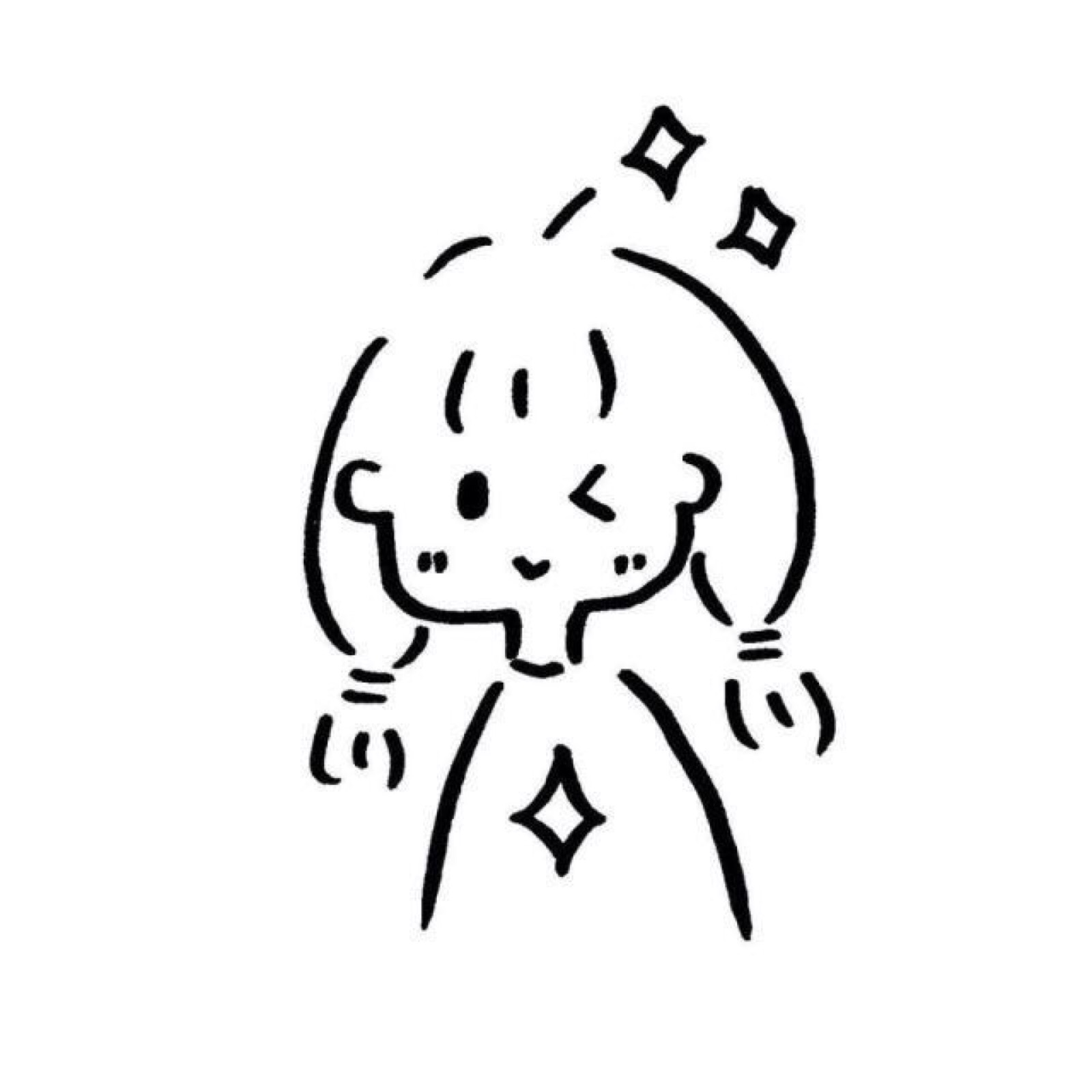 简笔画头像 - 堆糖，美图壁纸兴趣社区