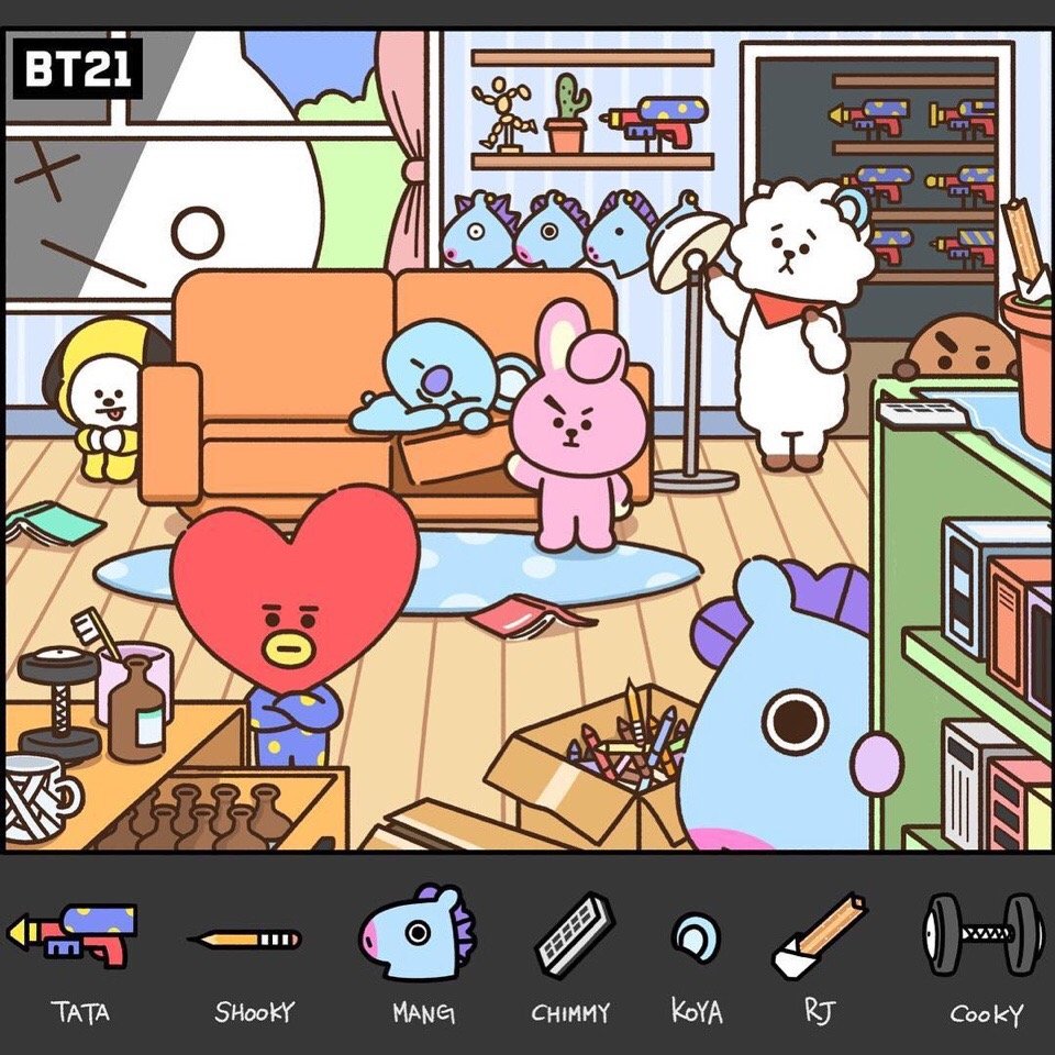 BT21 - 高清图片，堆糖，美图壁纸兴趣社区
