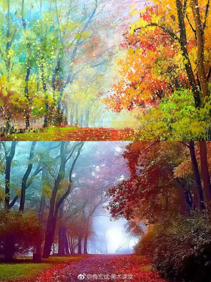 儿童画 写生 速写 线描 水粉 油画棒 重彩 … 堆糖，美图壁纸兴趣社区