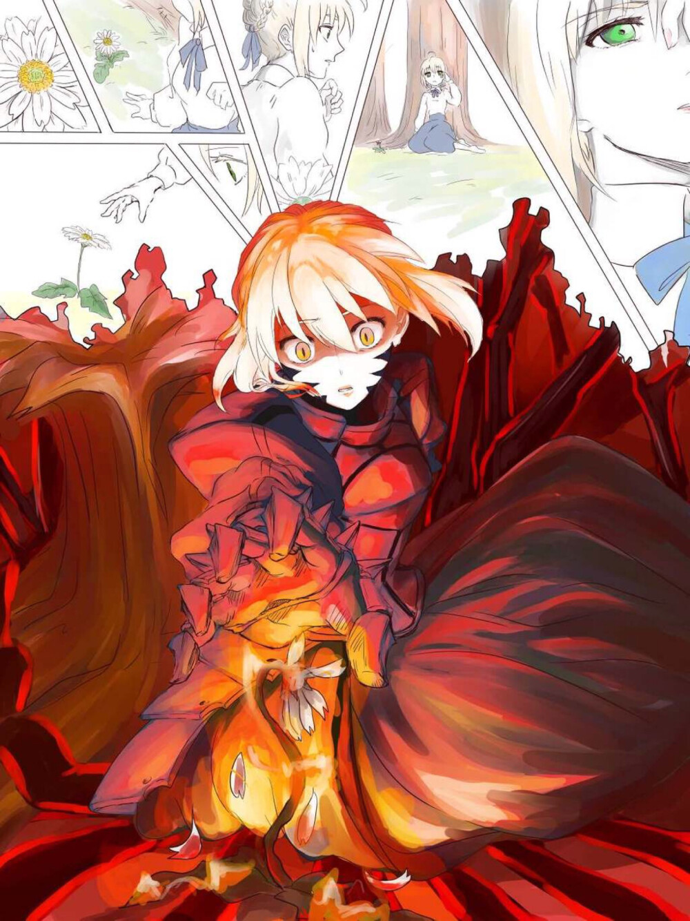 阿尔托莉雅/阿尔托莉雅Alter。FGO/FSN。 - 堆糖，美图壁纸兴趣社区