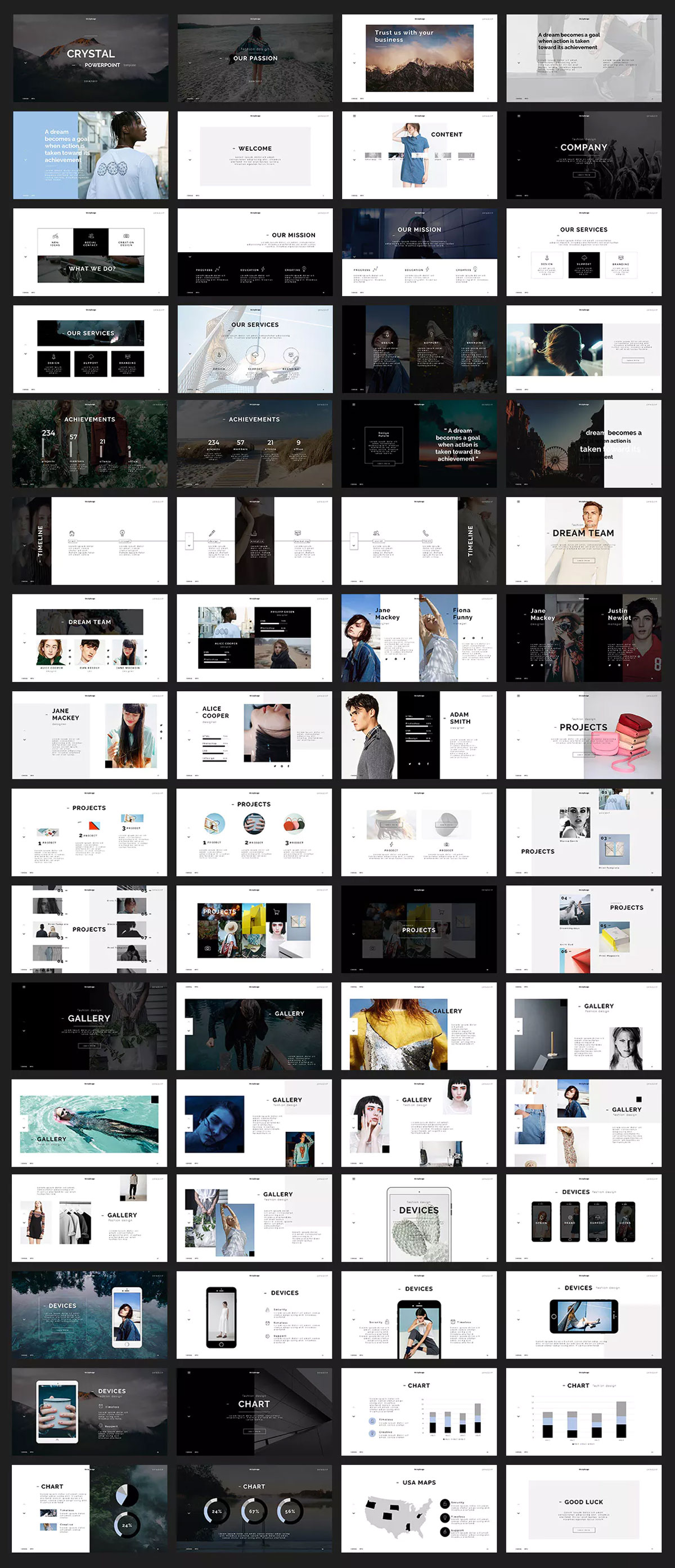 欧美杂志风幻灯片模板七图网：www.51ppt.vi… - 高清图片，堆糖，美图壁纸兴趣社区