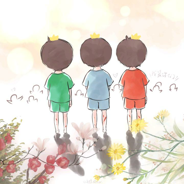 TFboys Q版 - 堆糖，美图壁纸兴趣社区