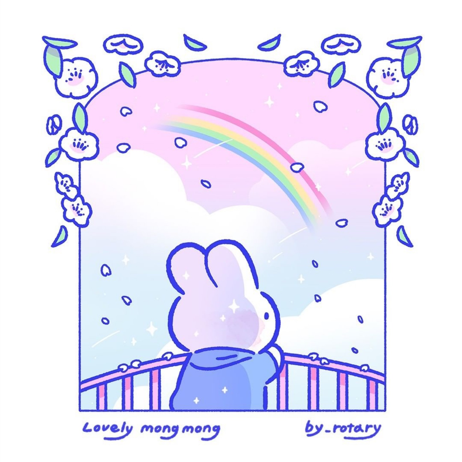 【作者ins：@rotary_x.x】 软萌小兔子卡通… - 高清图片，堆糖，美图壁纸兴趣社区
