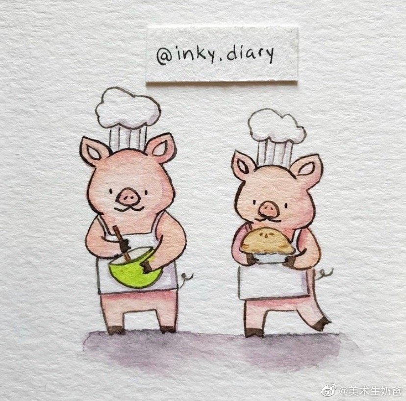 画家inky.diary 小清新水彩 - 堆糖，美图壁纸兴趣社区