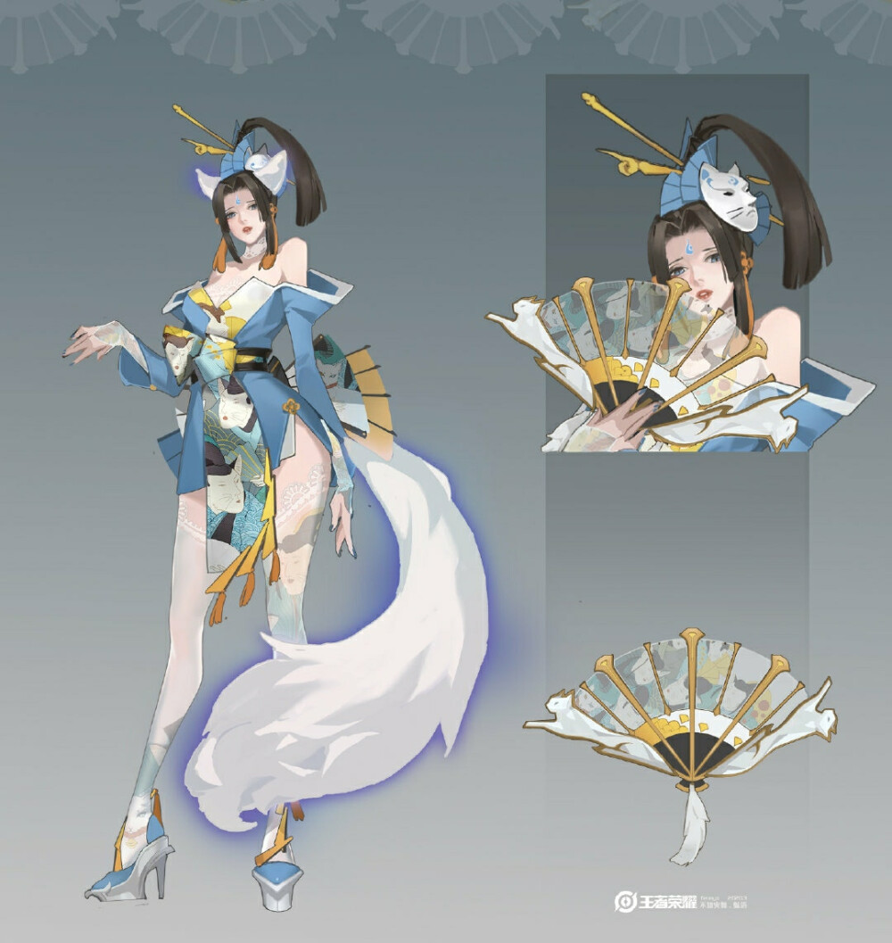 王者荣耀 不知火舞 魅语 设计概念图 堆糖，美图壁纸兴趣社区